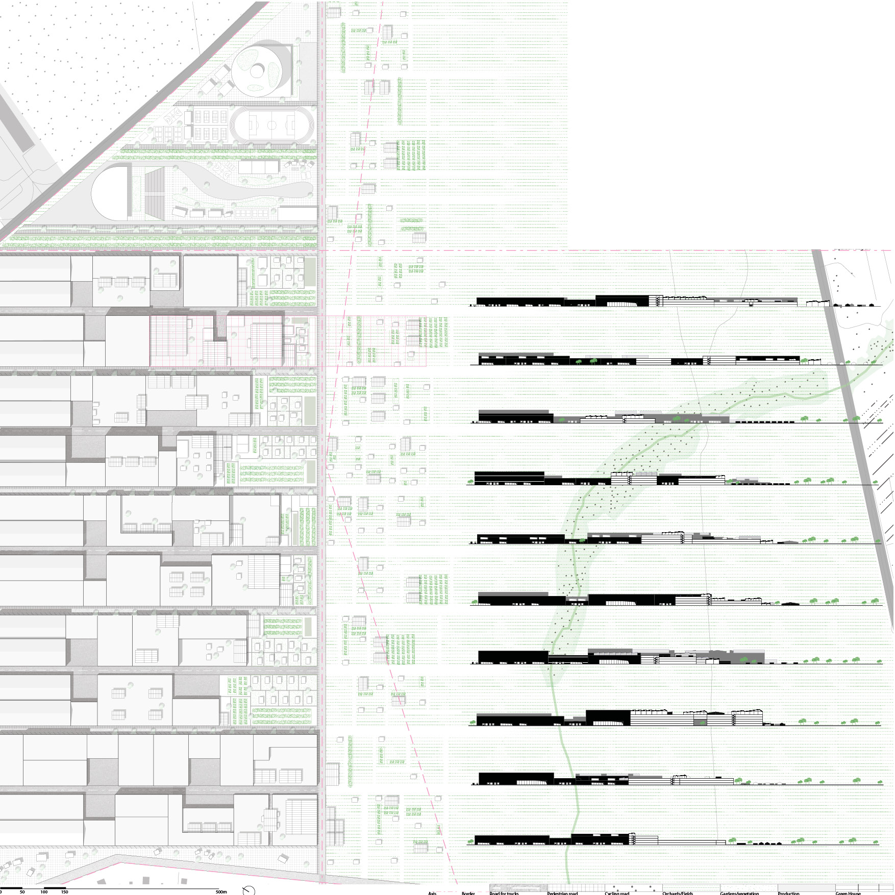 Hybrid Factory. Projects for an industrial park in Monterrey, Mexico