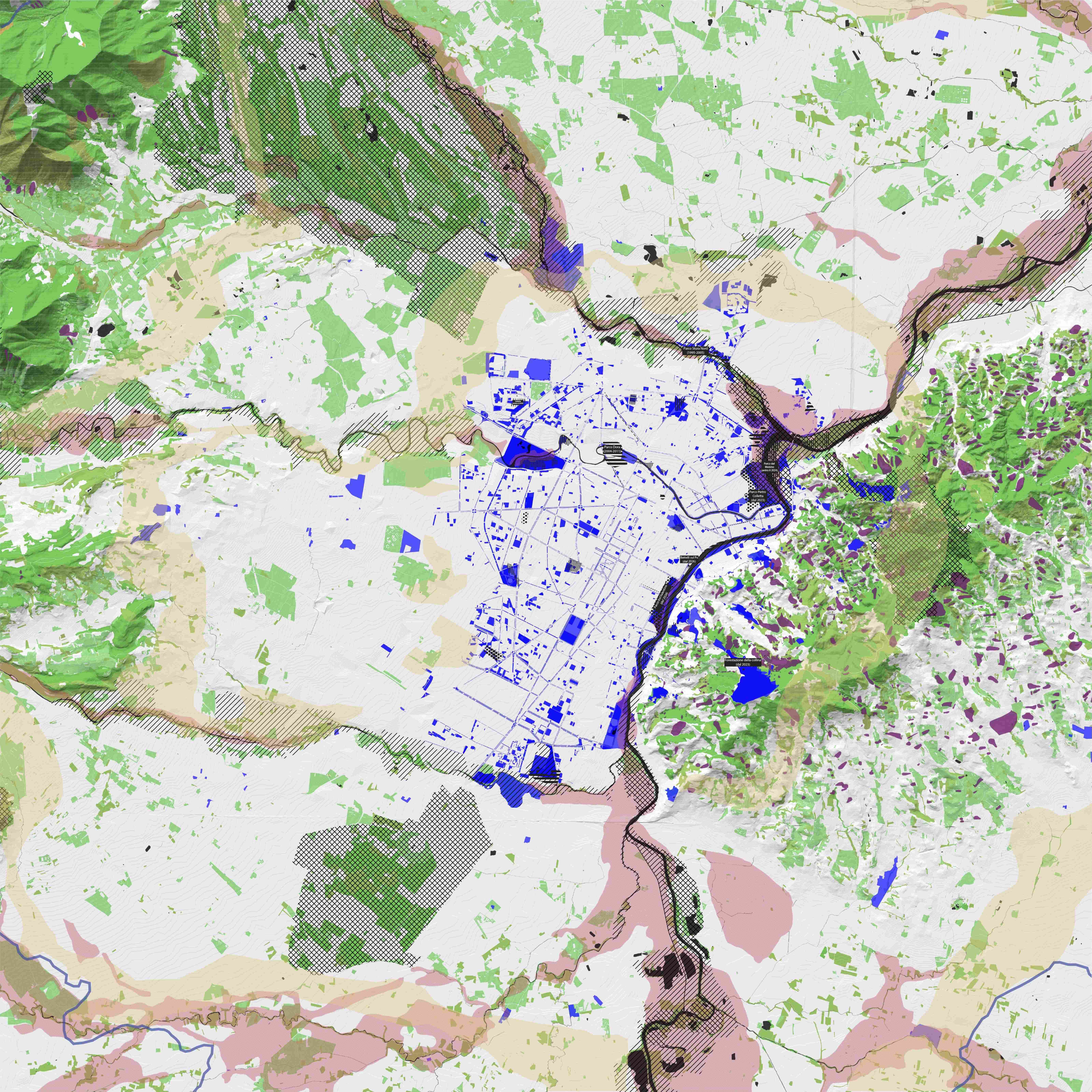 Transition Portraits. Scenarios of transformation along Dora River.